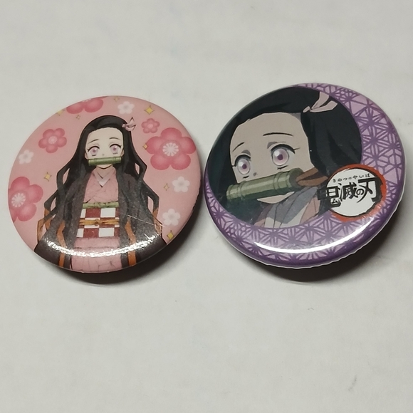 Bandai Namco | Accessories | Demon Slayer Anime Lot Nezuko Can Badge ...